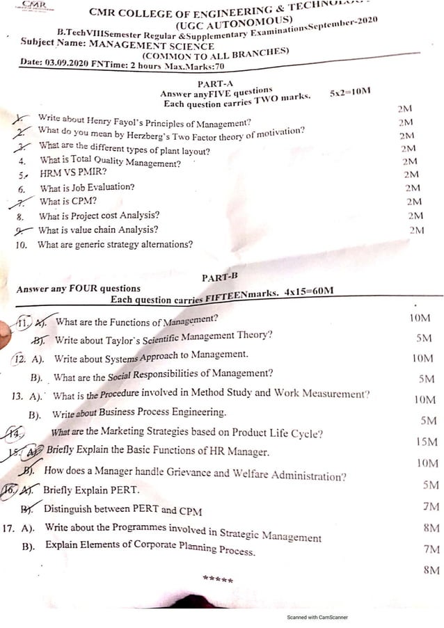 Cmr cet question papers | PDF