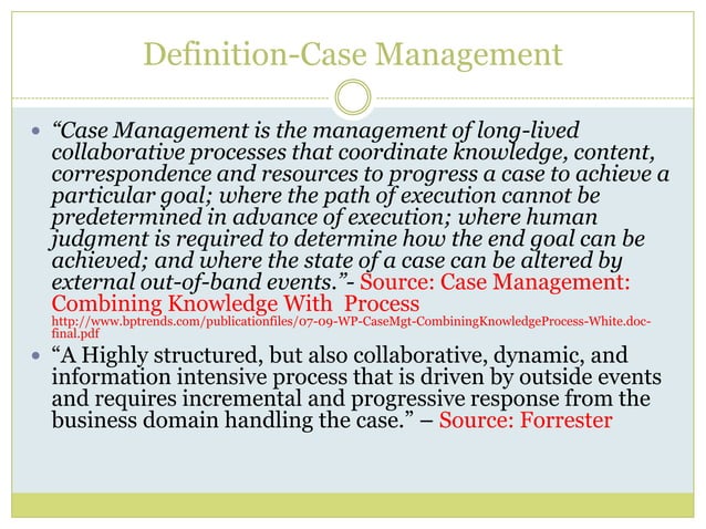 Case Management Reference Architecture | PPTX