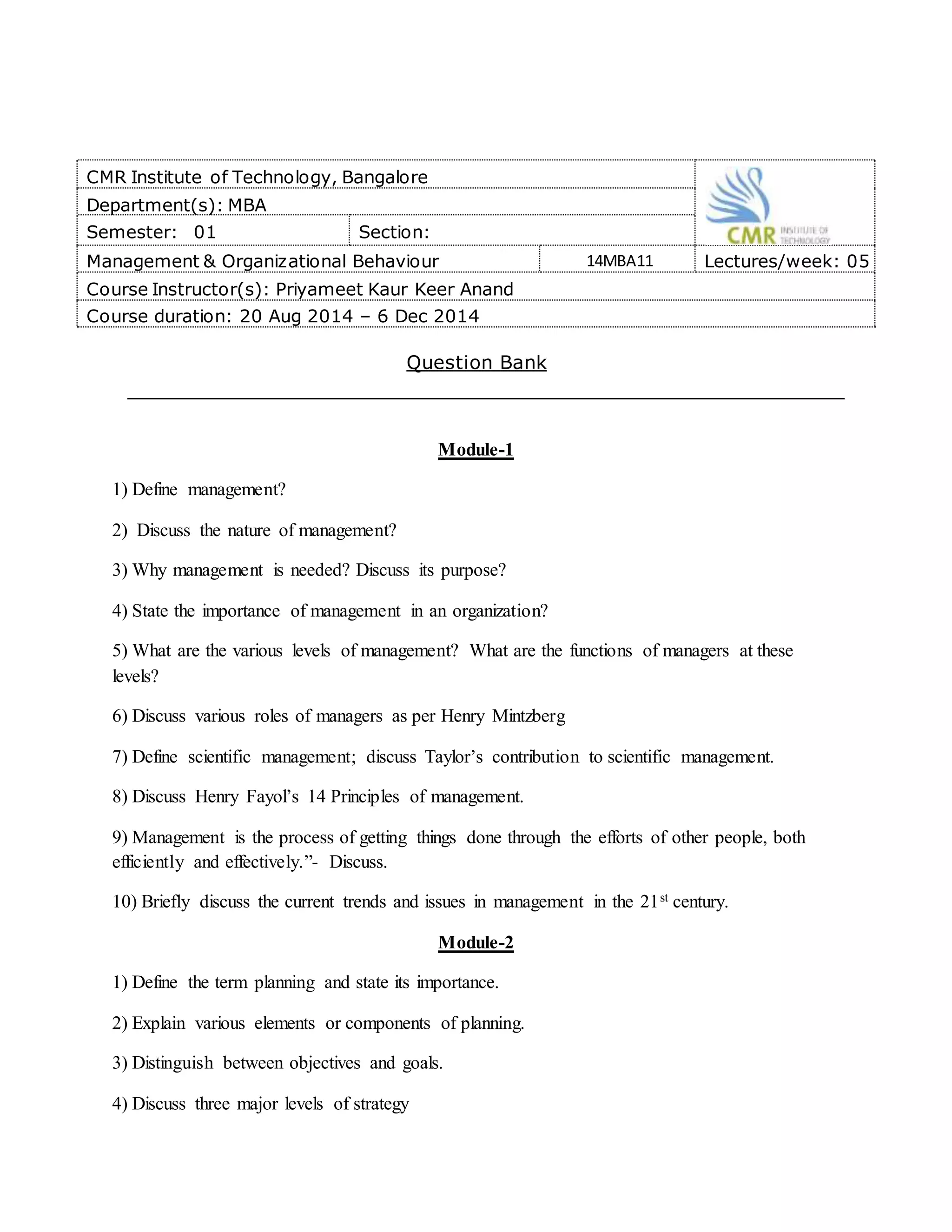 Cmr institute of technology mob | PDF