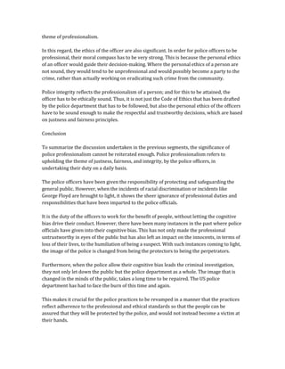 CMRJ308 Police Professionalism And Responsibility.docx