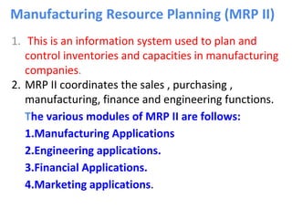 Computer-aided Manufacturing Resource Planning | PPT