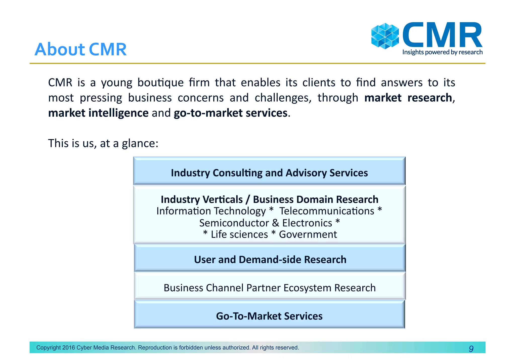 CMR Paints Report 2016 | PPT