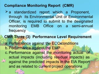 Compliance Monitoring report CMR presentation.ppt