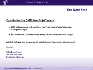 Computer Market Research - Channel POS | PPT