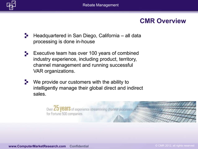 Rebate Management by Computer Market Research | PPT