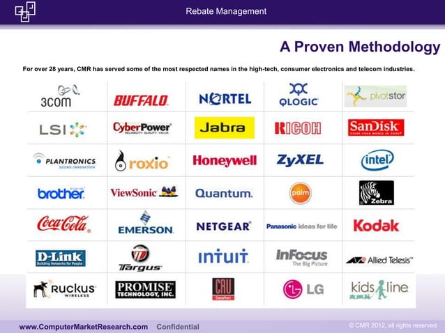 Rebate Management by Computer Market Research | PPT