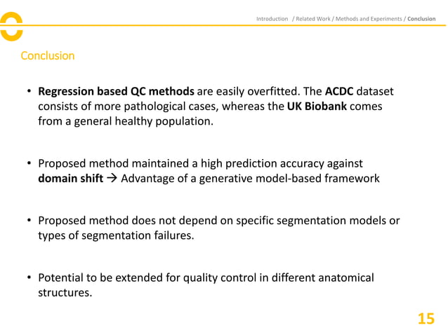 Deep Generative model-based quality control for cardiac MRI segmentation | PPT