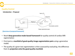Deep Generative model-based quality control for cardiac MRI ...