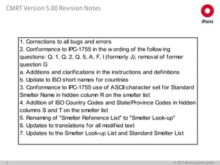 Conflict Minerals Reporting Template (CMRT) Version 5 Updates | PDF