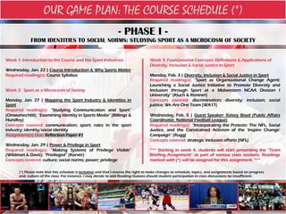 CMS 04223: Introduction to Sports Communication (Syllabus | SP 2020 ...