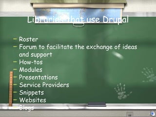 Content Management Systems in Libraries | PPT