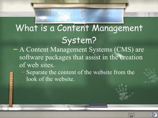 Content Management Systems in Libraries | PPT
