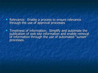 CMS (content management system) | PPT | Computing | Technology & Computing