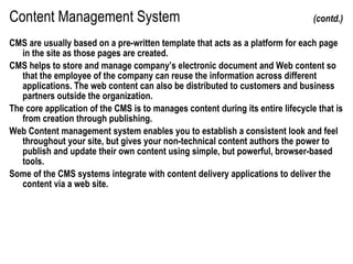 Content Management System | PPT