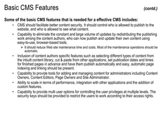 Content Management System | PPT