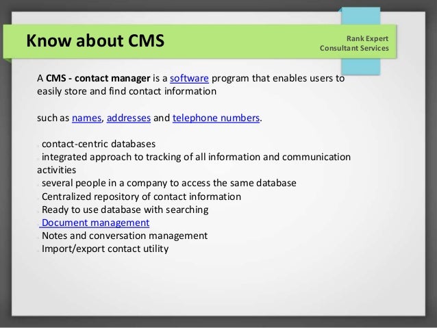 Contact Management System