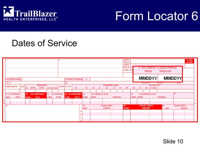 CMS 1450 (UB-04) - Overview | PDF
