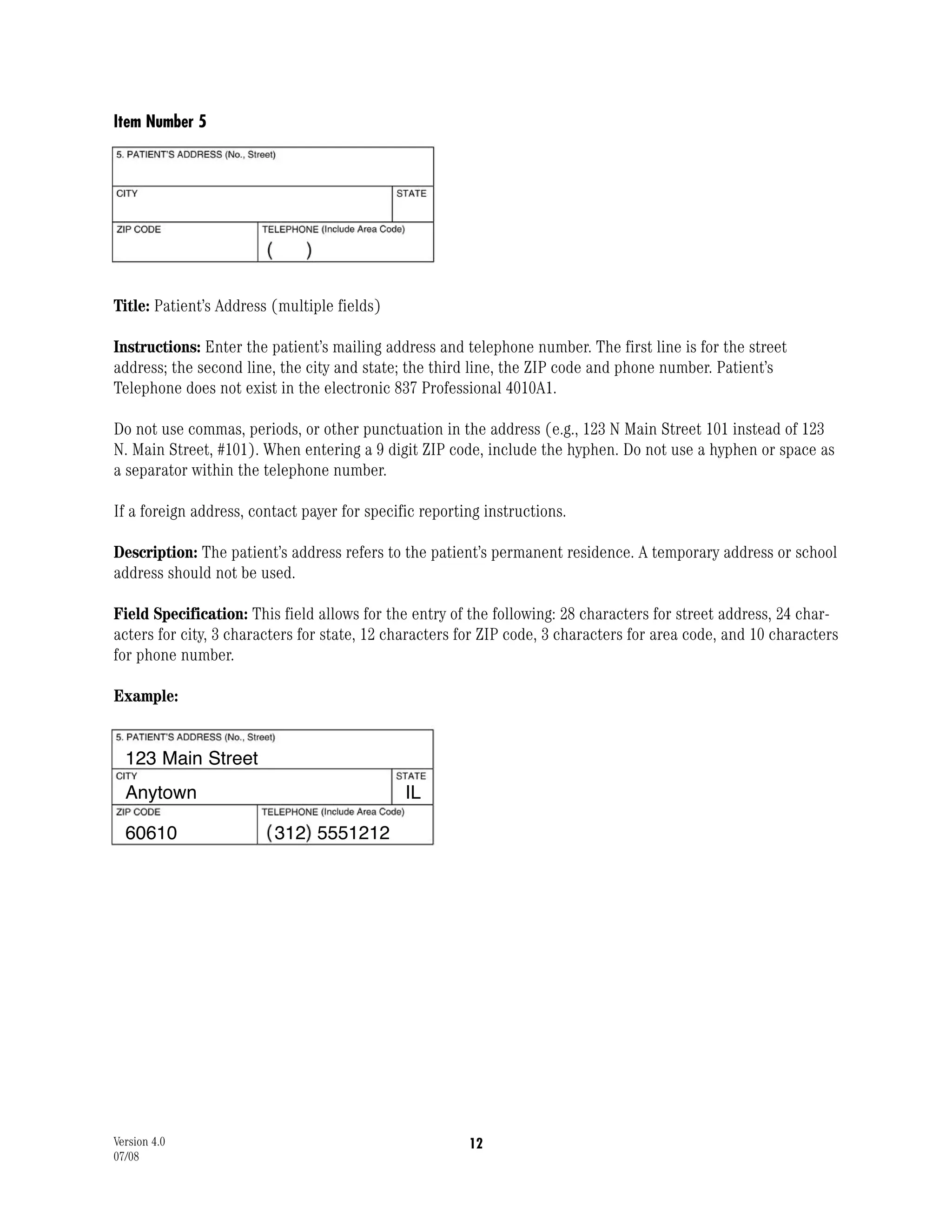 CMS 1500 Instructions | PDF