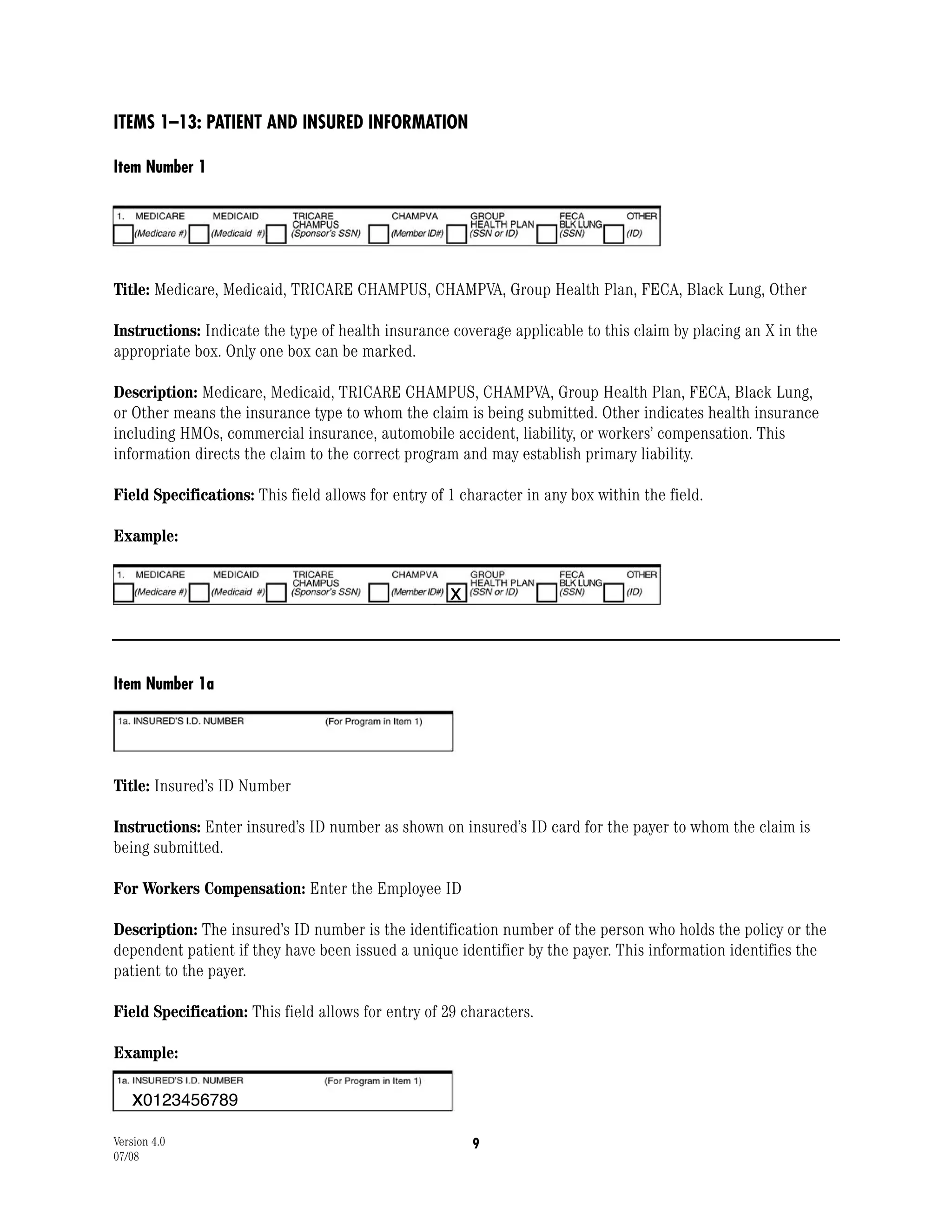 CMS 1500 Instructions | PDF
