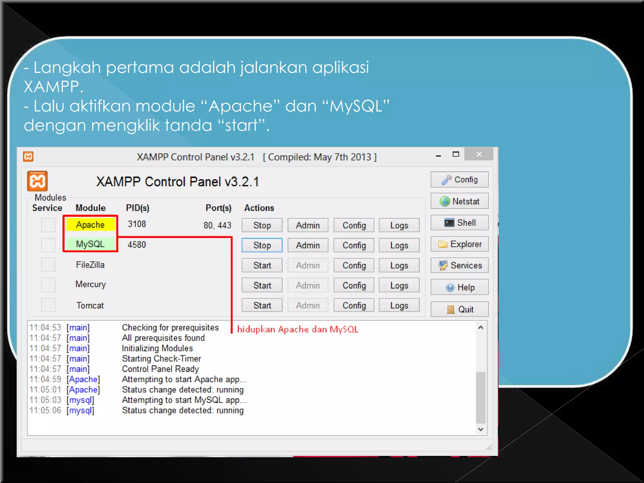 tutorial instalasi berbagai aplikasi cms menggunakan xampp | PPT