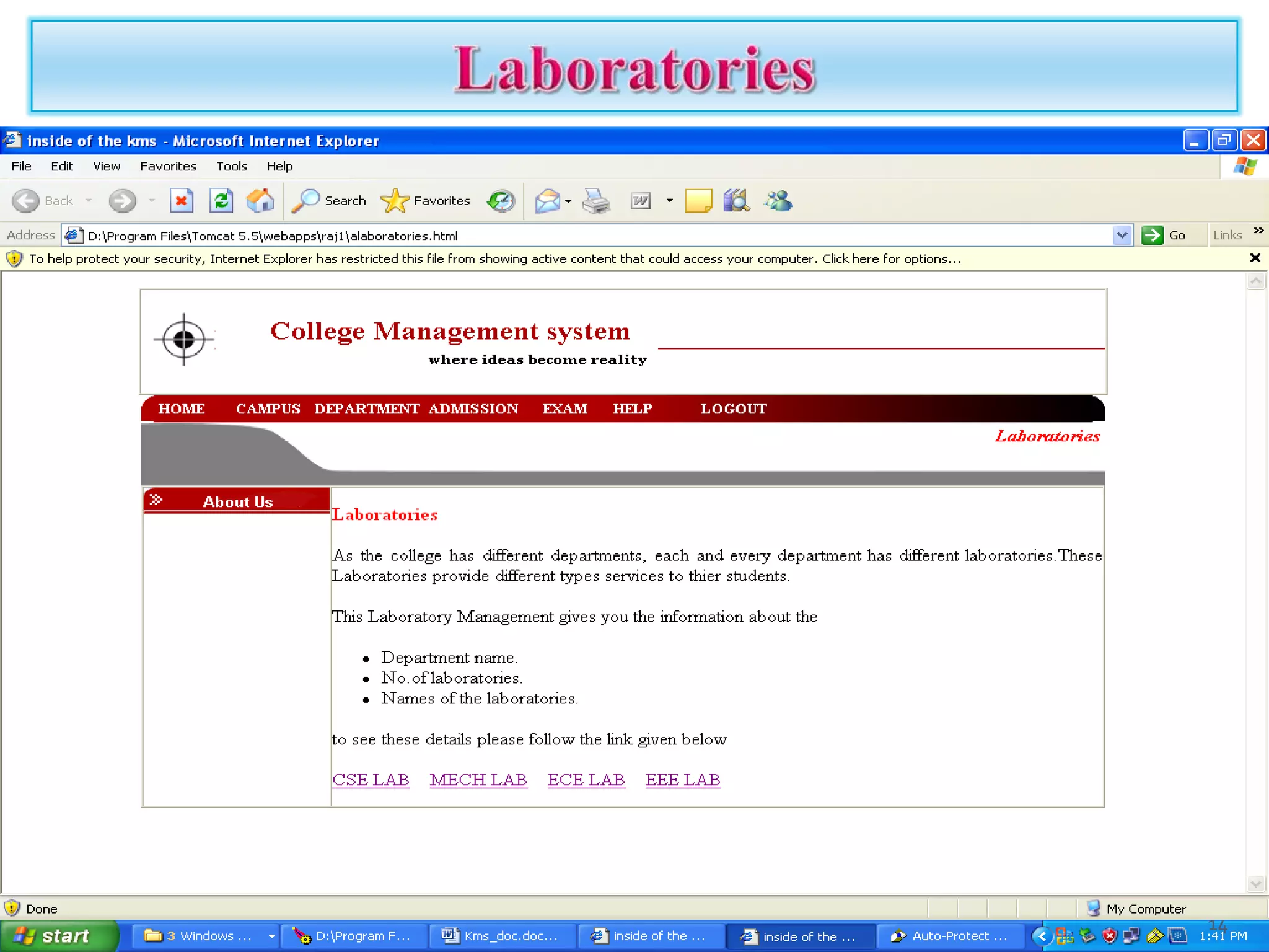 College Management System | PPTX