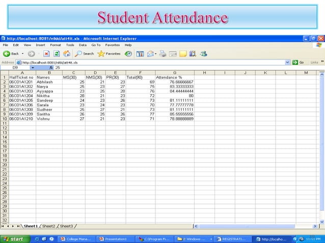 College Management System | PPT