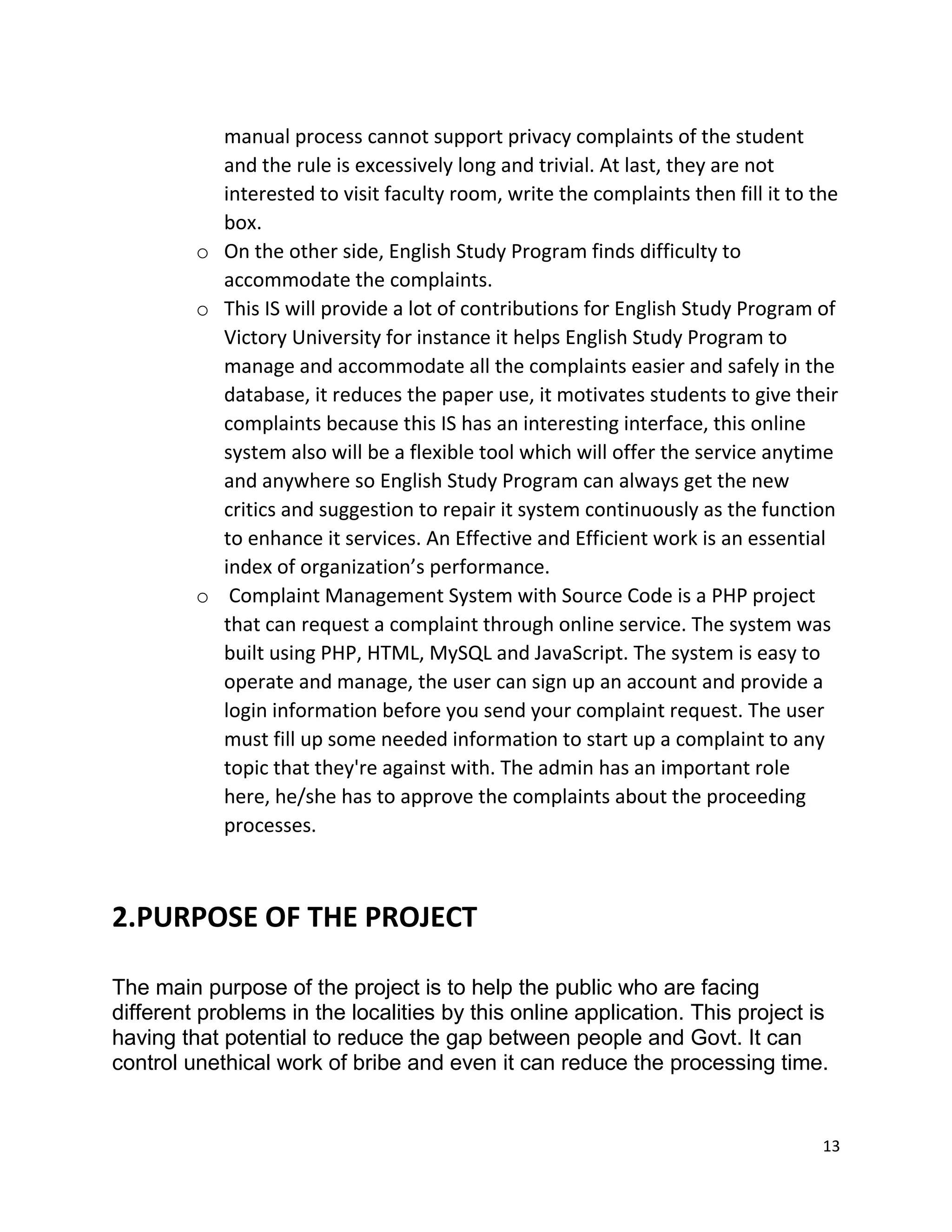 complaint Management System PHP & MySQL Project.pdf