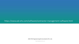 Cms contractor management system | PDF
