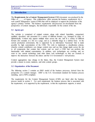 Cms requirements-for-sow | DOCX | Web Design and HTML | Internet