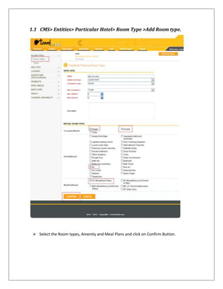 CMS - Room Type & Rate Table | PDF