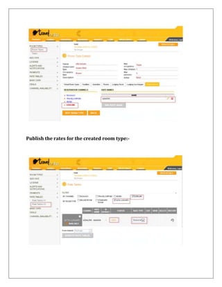 CMS - Room Type & Rate Table | DOCX
