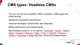 Advantages and Disadvantages of CMS from an SEO Perspective | PPTX ...
