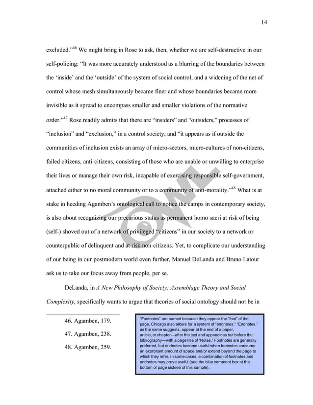 Chicago Manual of Style 17th Edition Notes and Bibliography Sample ...