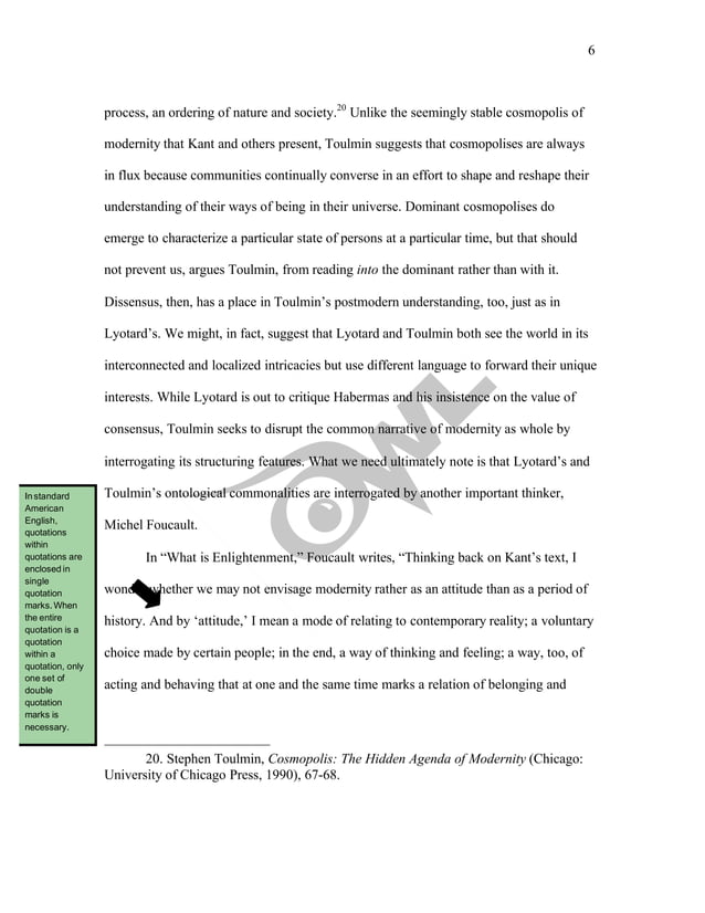 Chicago Manual of Style 17th Edition Notes and Bibliography Sample ...