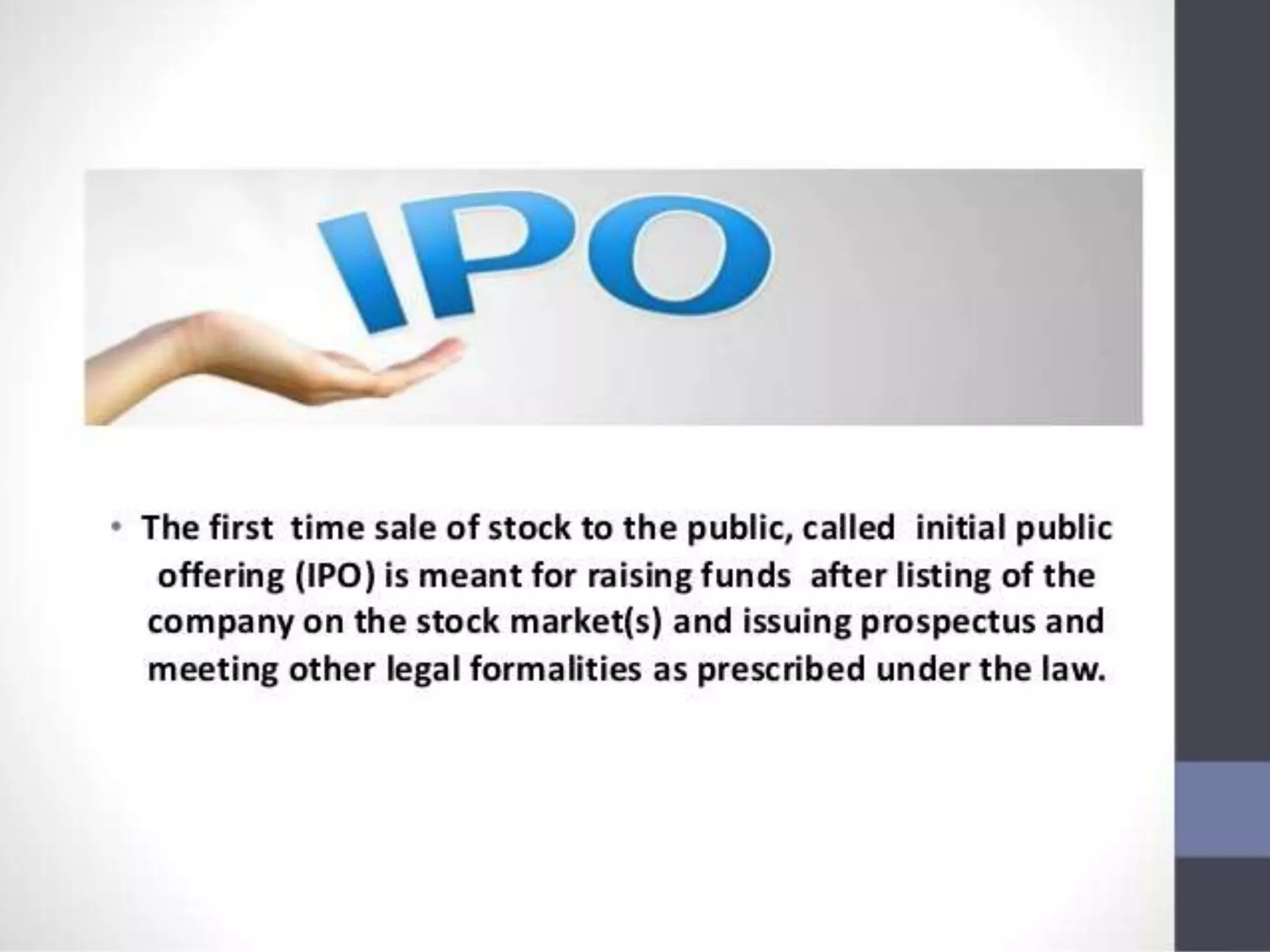 initial public offer (IPO) | PPT