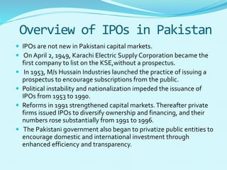 initial public offer (IPO) | PPTX