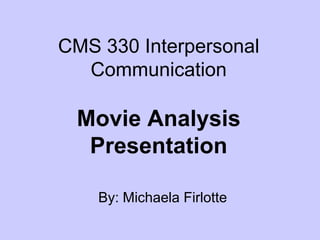 Cms 330 .pdf | Movies | Entertainment