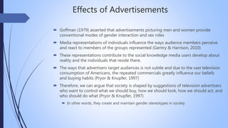 CMS 480 - Final Presentation - Television Advertisements and Their ...