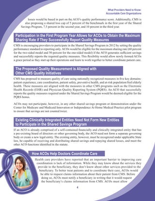 Cms aco information | PDF