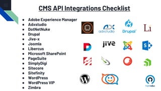 Cms api integrations list-LoginRadius | PPT