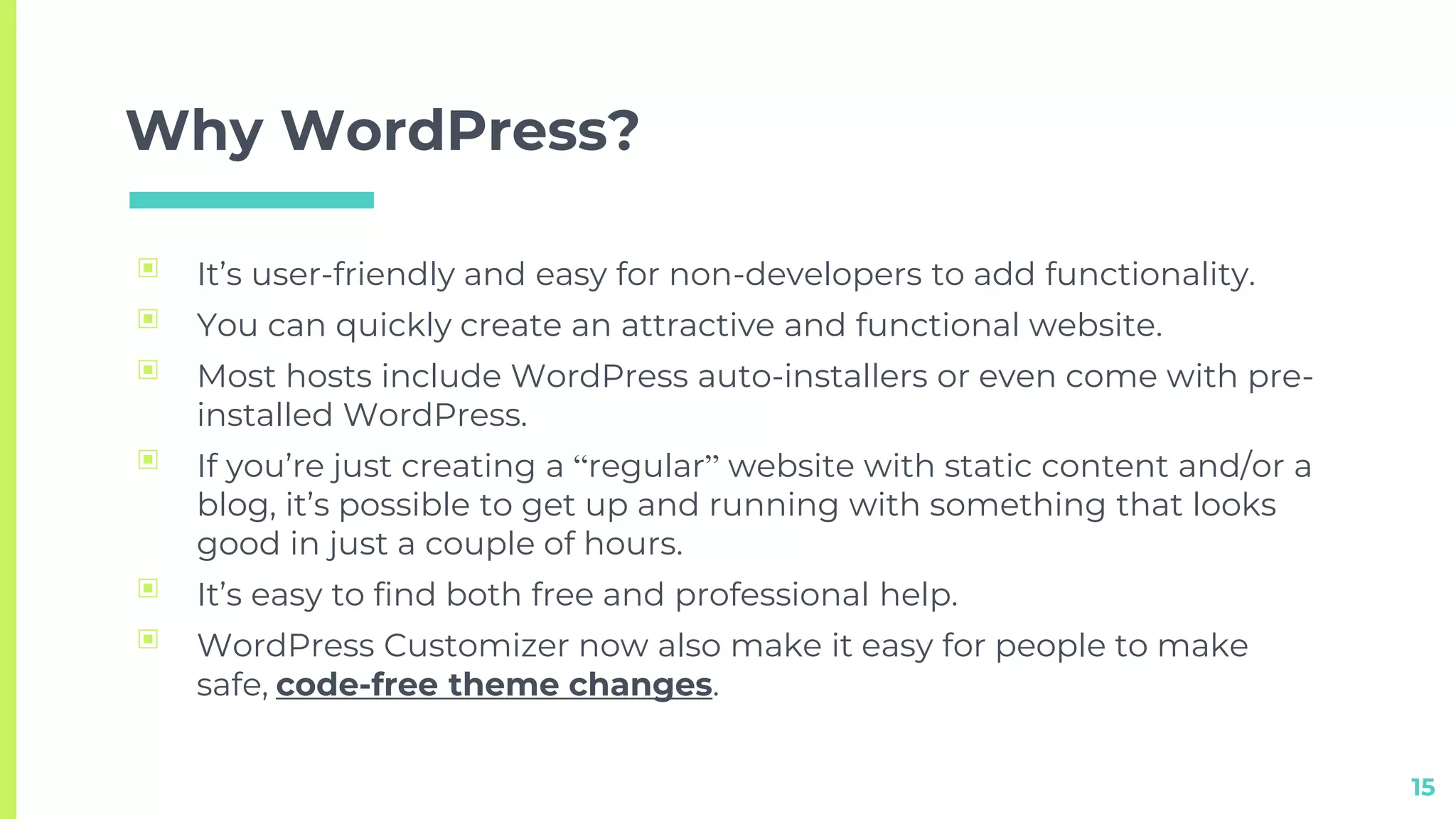 Content Management System(CMS) & Basic WordPress | PPTX