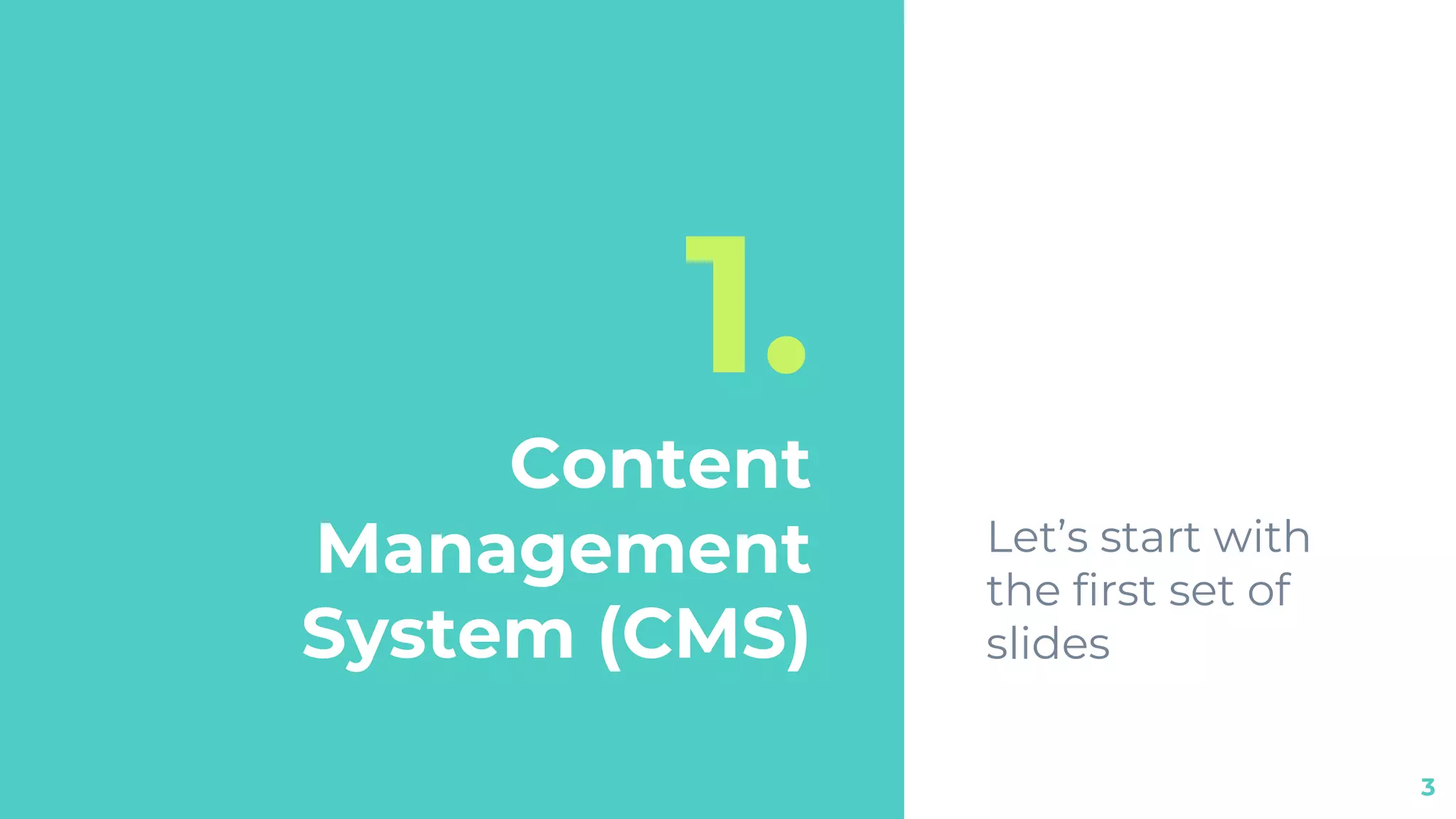 Content Management System(CMS) & Basic WordPress | PPTX