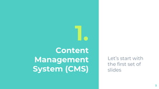 Content Management System(CMS) & Basic WordPress | PPTX
