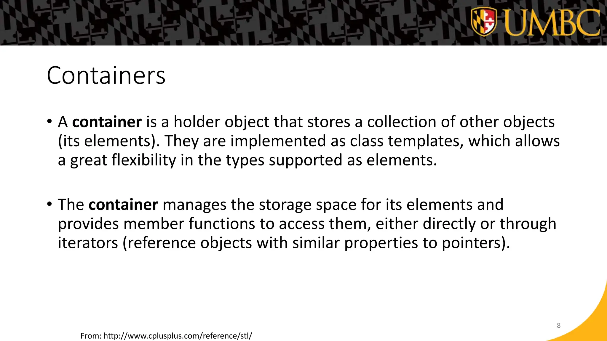 CMSC 202 - Lec20 - Containers and Iterators(2).pptx