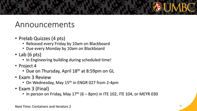 CMSC 202 - Lec20 - Containers and Iterators(2).pptx