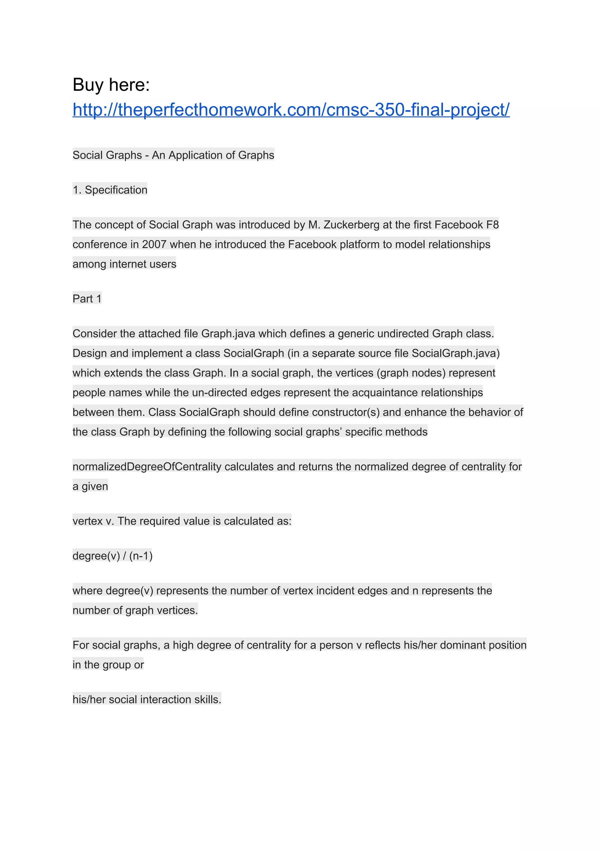 CMSC 350 FINAL PROJECT | PDF