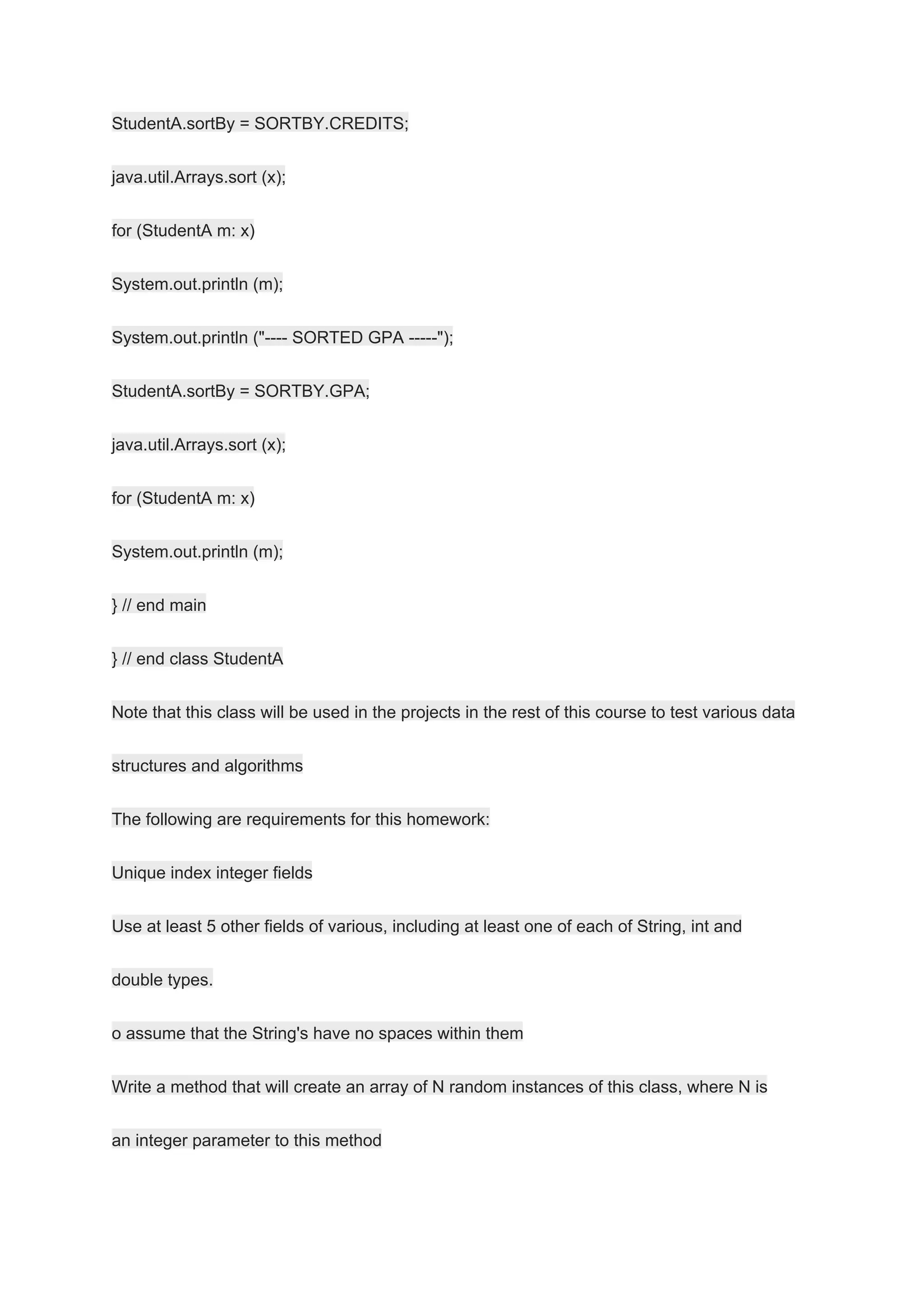 CMSC 350 HOMEWORK 1 | PDF