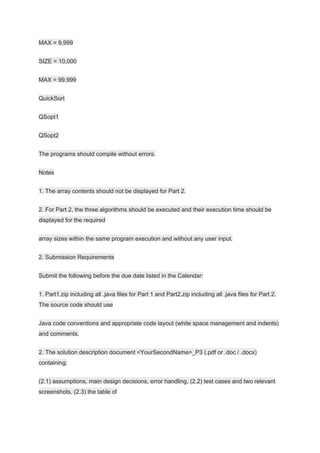 CMSC 350 PROJECT 3 | PDF