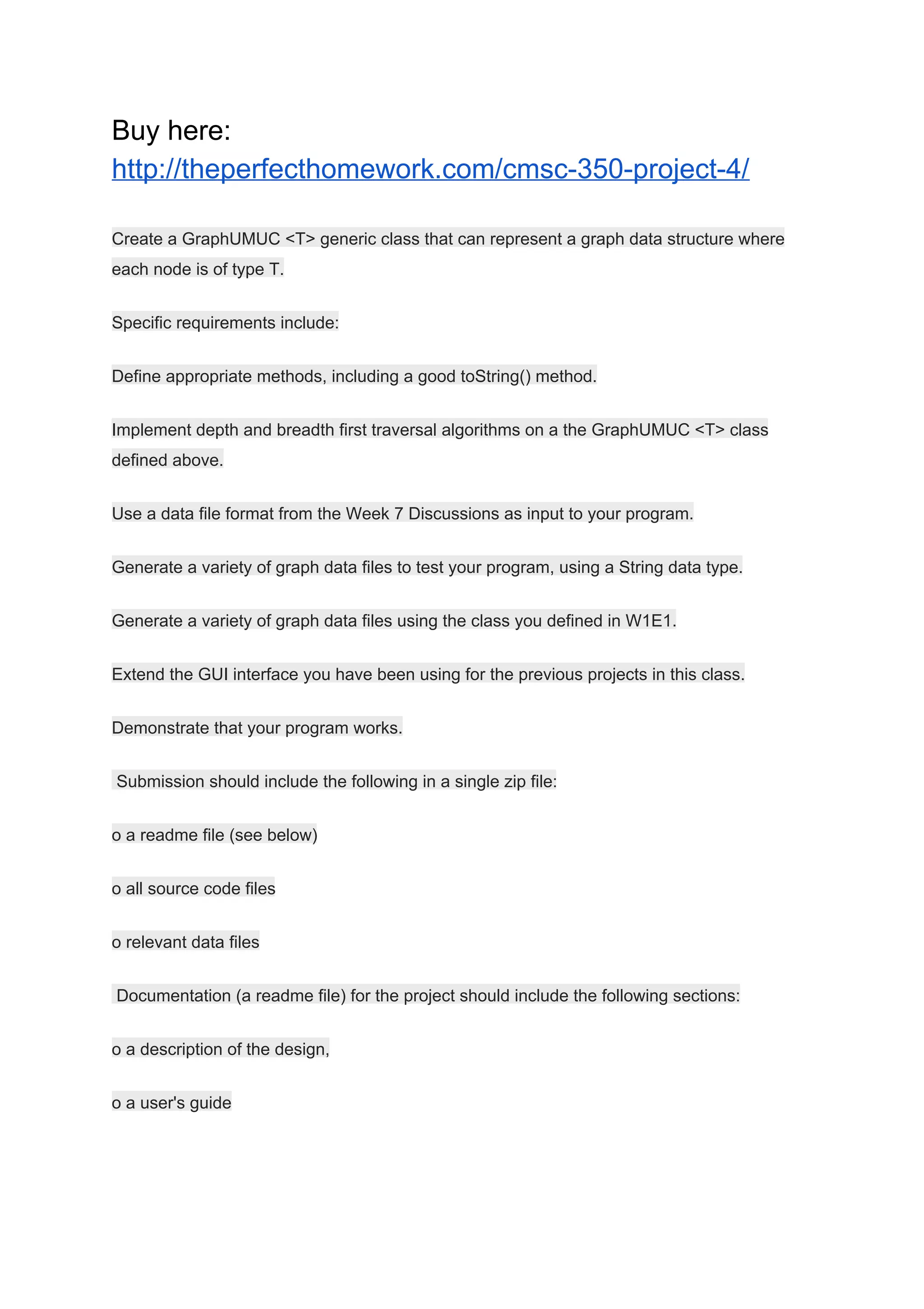 CMSC 350 PROJECT 4 | PDF