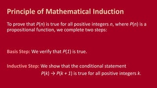 CMSC 56 | Lecture 11: Mathematical Induction | PPT